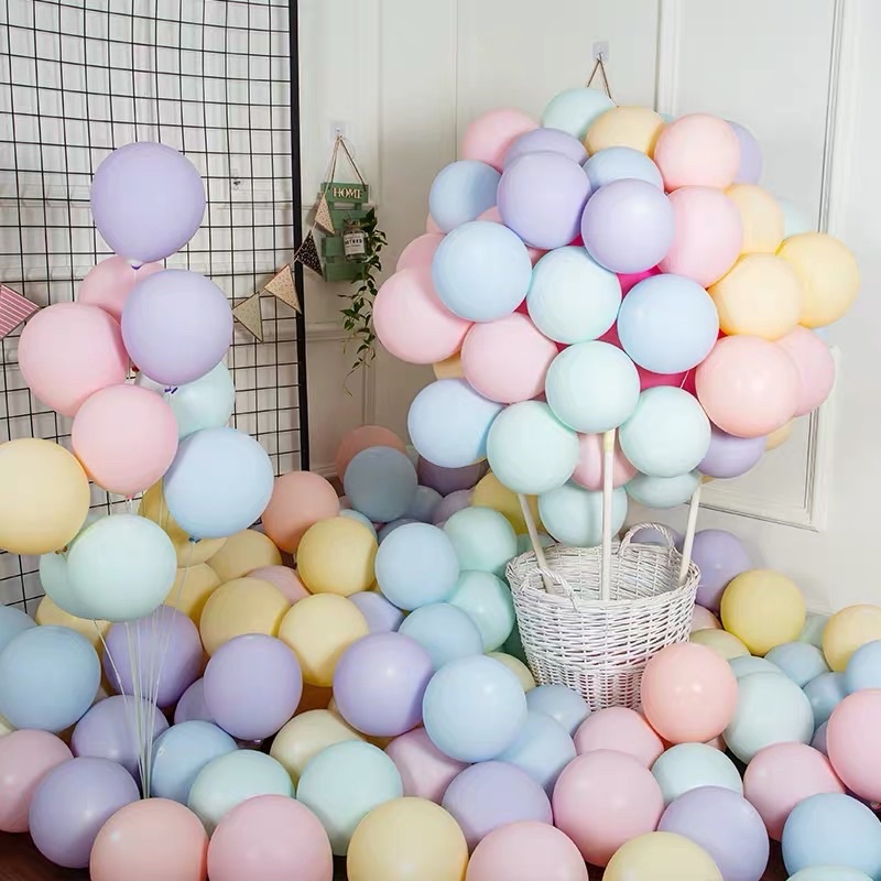 •12INCH 2.8g MACAROON COLORFUL BALLON• WEDDING BIRTHDAY PARTY BALLOONS ...