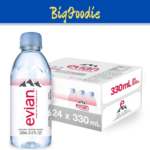 [BFD] Evian Mineral Water 330ml x 24botol (Prestige) | Shopee Malaysia