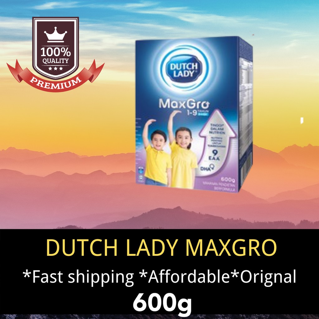 Dutch Lady MaxGro 1-9 years 600g | Shopee Malaysia