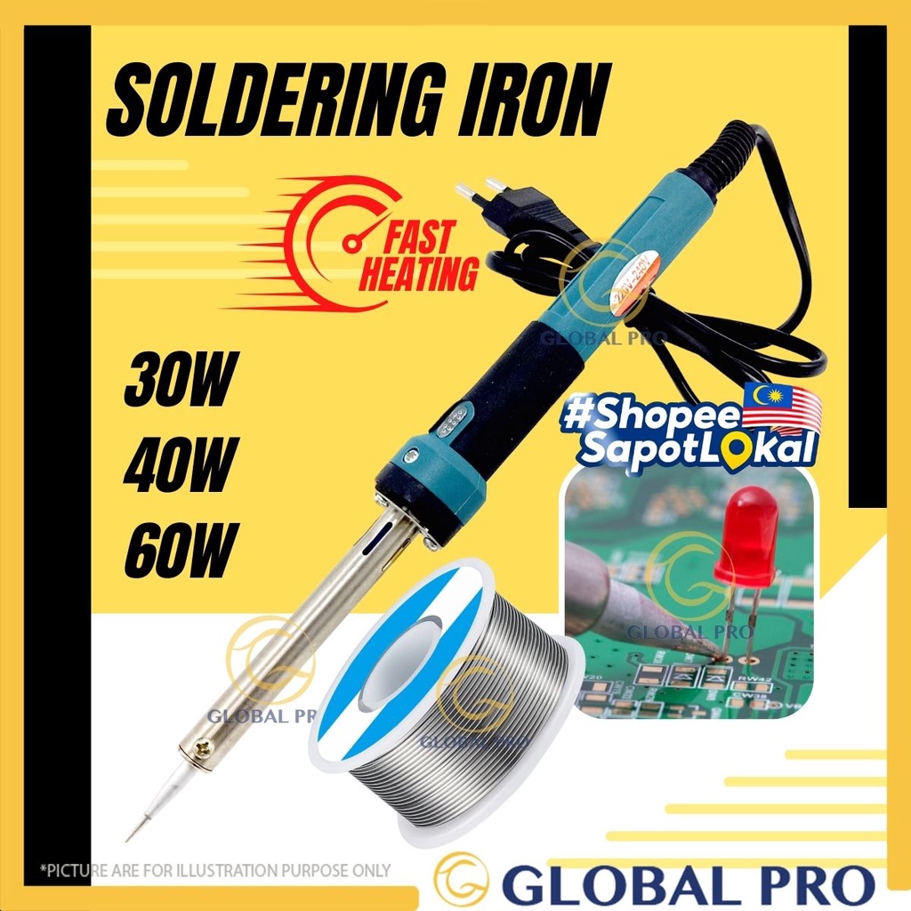 30W / 40W / 60W ID High Efficient Professional Electric Soldering Iron ...