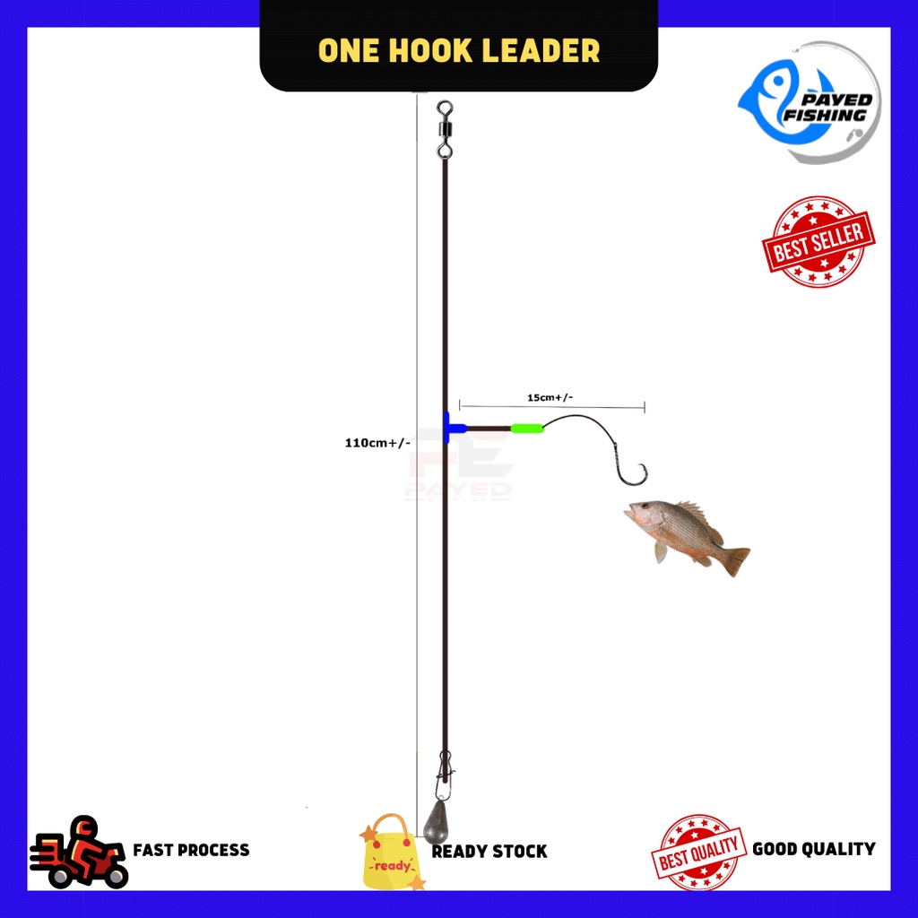 Perambut MATA SATU Diikat T-knot Panjang Kuat & Seimbang 100cm+/- (Satu ...