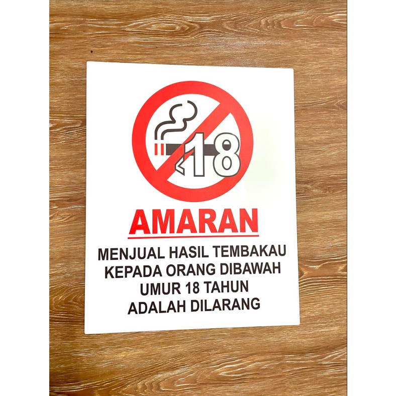 [Latest] No Smoking Sign /Dilarang Merokok🚭Papan Tanda No Vaping ...