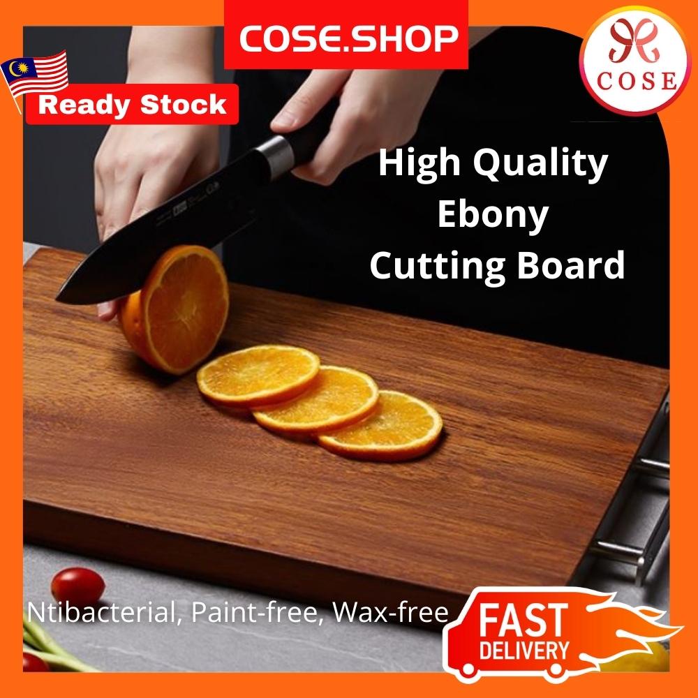 COSE High Quality Solid Ebony Wood Cutting Board Chopping Board Ebony ...