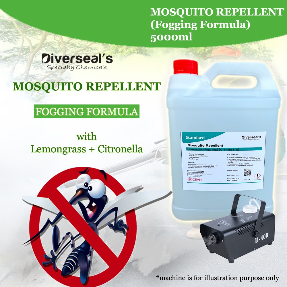 Mosquito Repellent [Fogging Liquid/Nanomist][Citronella][5Liter][READY ...