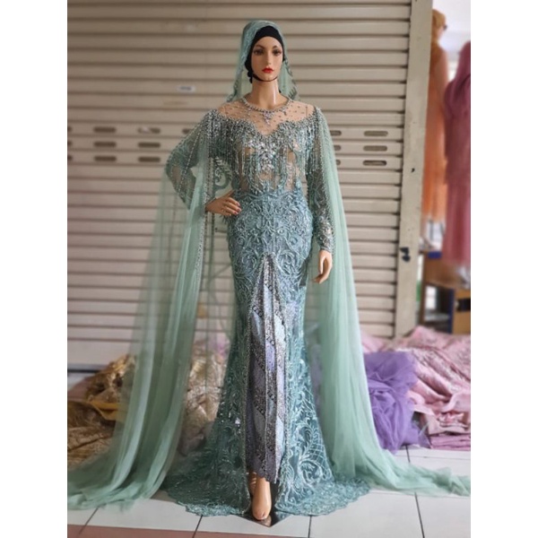 Premium FULL Sequin Wedding Ceremony KEBAYA/PREMIUM FULL Sequin Bridal ...