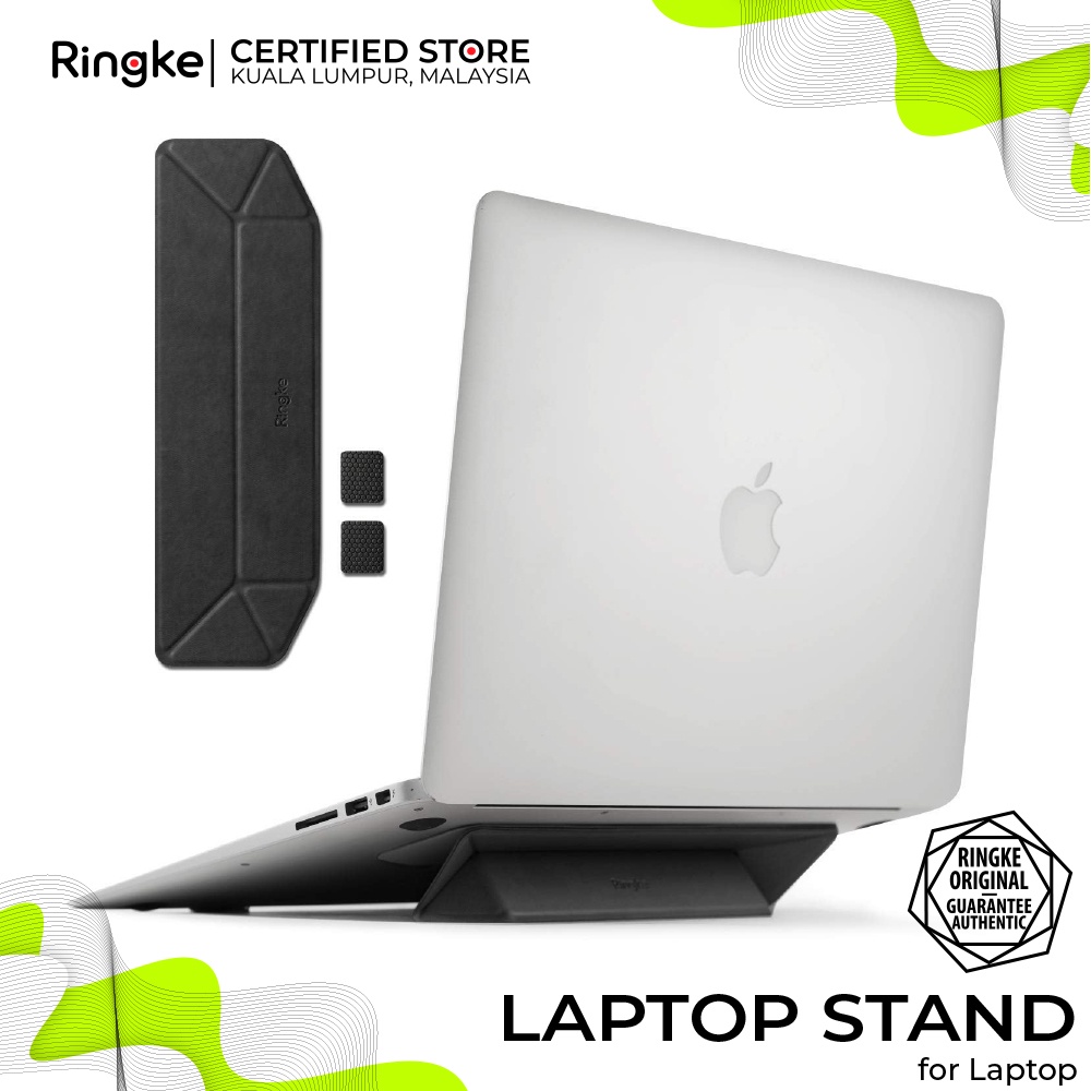 RINGKE® LAPTOP STAND Anti-Slide Smart Folding Portable Slim and Sleek ...