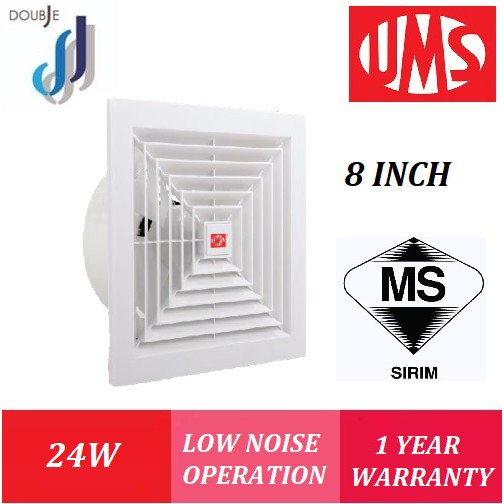 UMS Ceiling Type Ventilating & Exhaust Fan 8/10 INCH | Shopee Malaysia