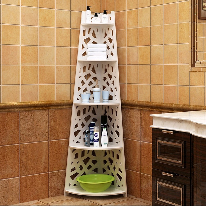 Bathroom corner rack waterproof shampoo storage modern design rack ...