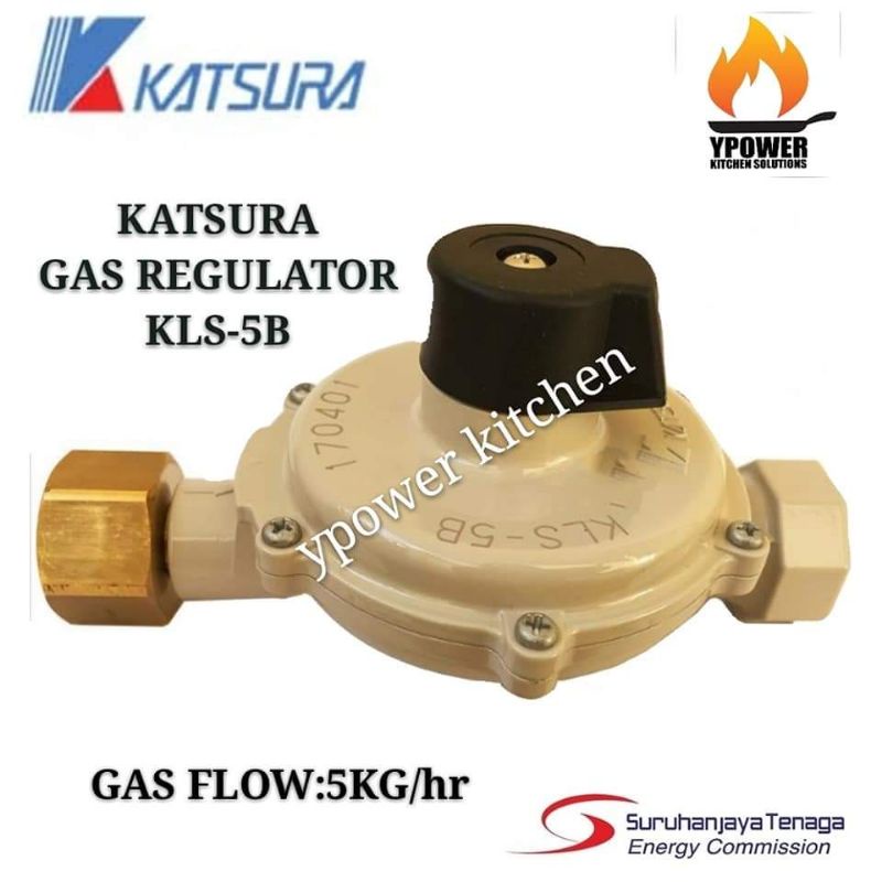 Katsura - KLS-5B - Gas Pressure Regulator/pengatur saluran gas jenama ...
