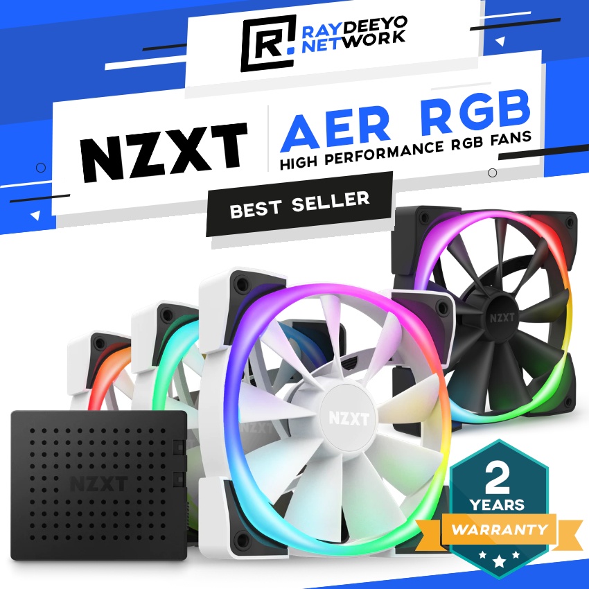 NZXT Aer RGB 2 Twin Starter Pack RGB Fans [120mm/140mm] | Shopee Malaysia