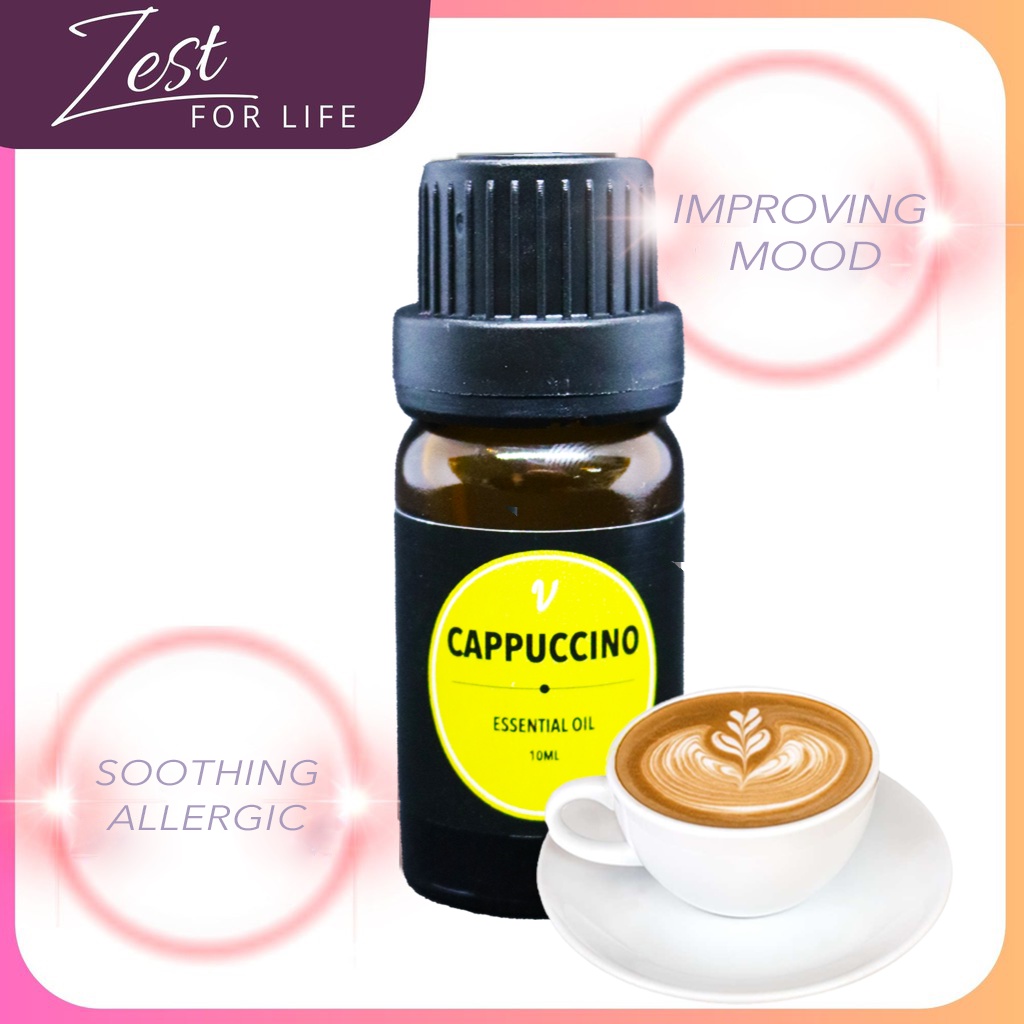 Cappuccino Essential Oil 10ml Aroma Air Diffuser Aromatherapy Fragrance ...