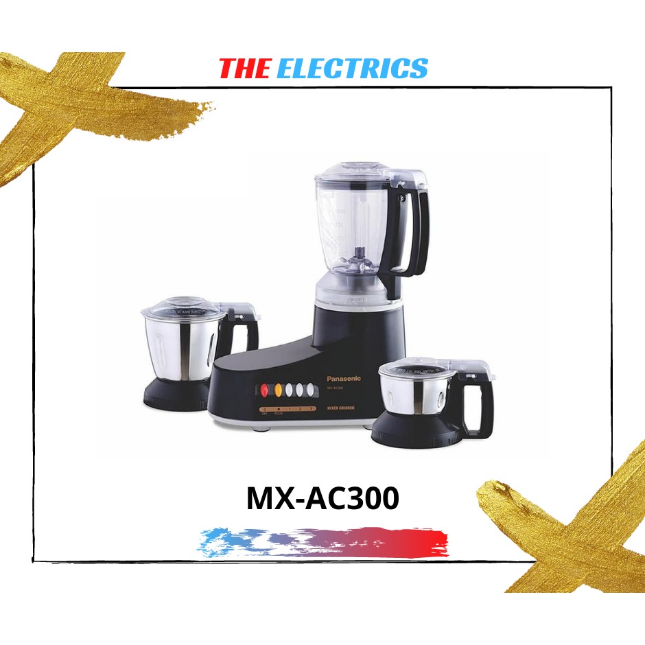 PANASONIC 6-IN-1 MIXER GRINDER MX-AC300 / MX-AC300K / MX-AC300KSK ...