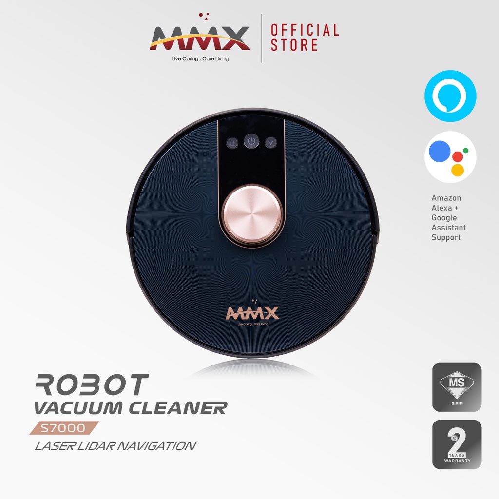 MMX Prime S7000 Navigasi Laser Basah & Kering Pintar APP Kawalan Suara ...