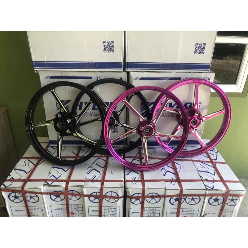 Sport rim yamaha y15zr y15 y16zr y16 fg511 511 FG cnc enkei hylos pnp 1.40-1.60 warna kilat ...