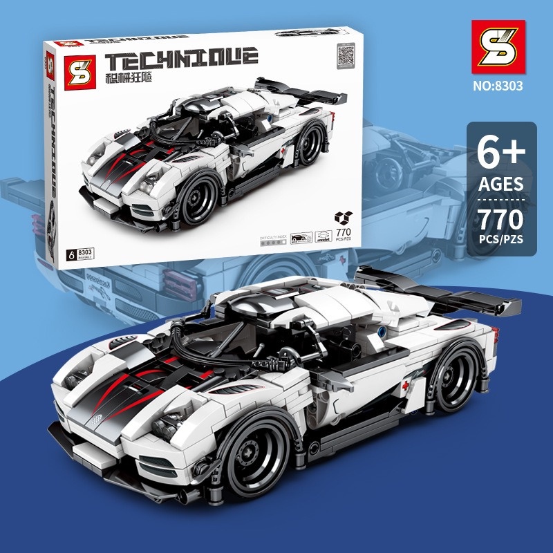 Lego Car Racing Technic Speed Race Cars 770Pieces Koenigsegg Agera ...
