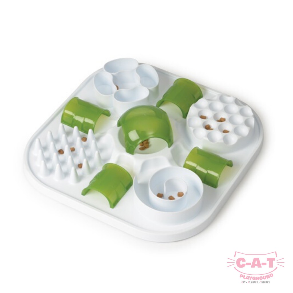 Catit Cat Play Treat Puzzle Food Dish/Plate/ Cat Toys 猫咪喂食游戏餐盘 ...