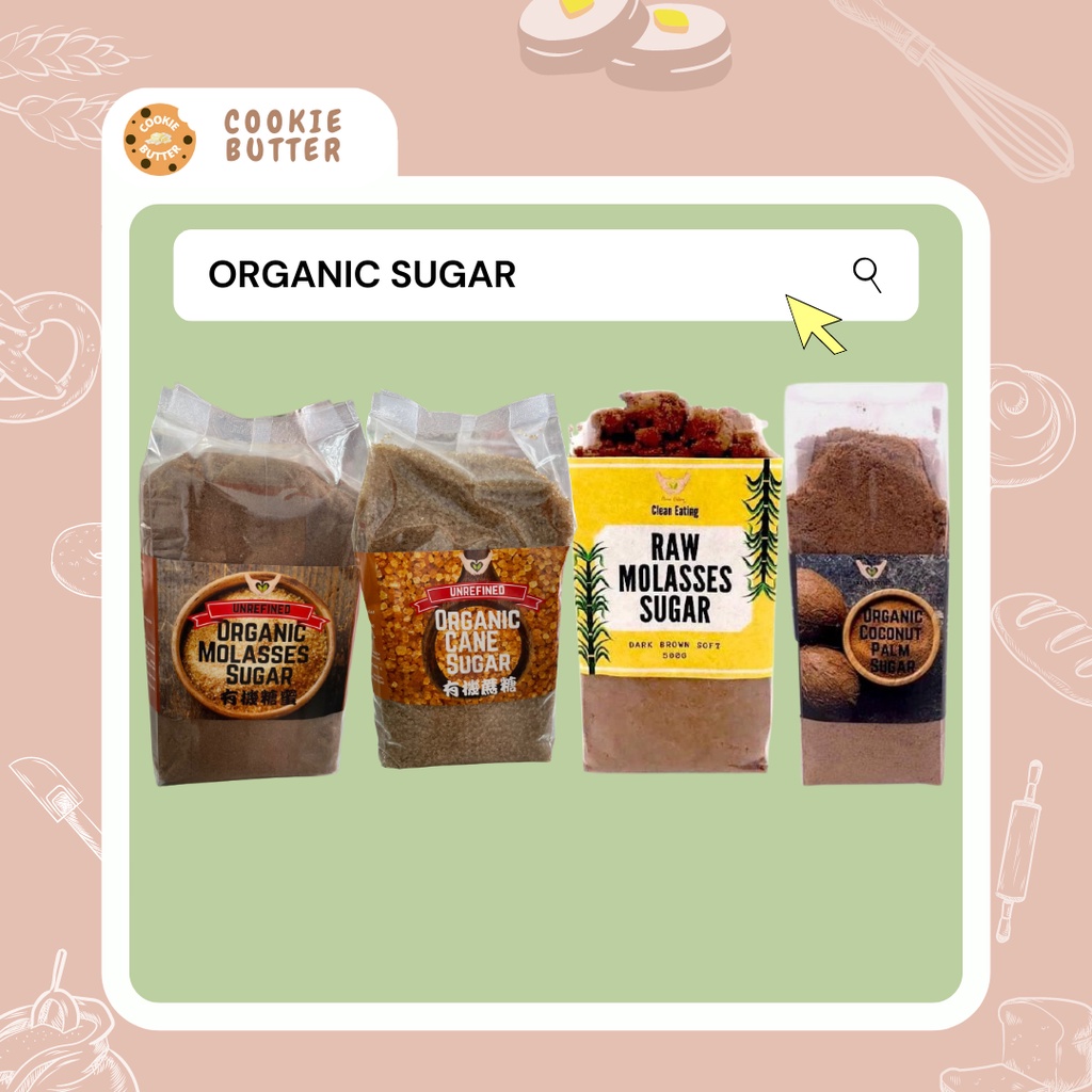 CLEAN EATING ORGANIC CANE SUGAR 900G/MOLASSES SUGAR 900G/RAW MOLASSES ...