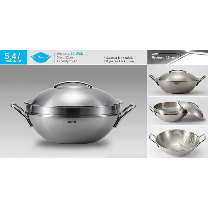 Atomy medi cook 316 stanless steel cookware | Shopee Malaysia