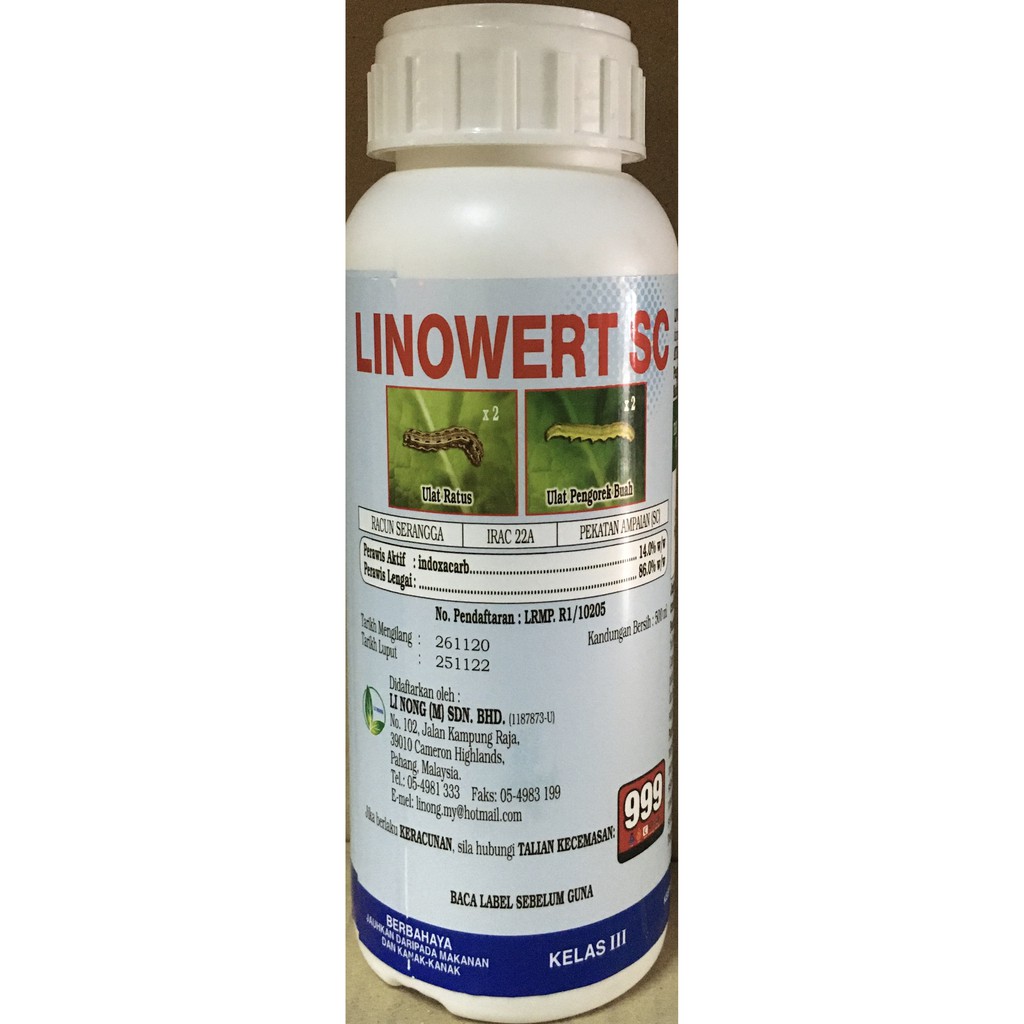 * ORIGINAL * Linowert SC 500ml / racun serangga 500ml / ulat ratus ...