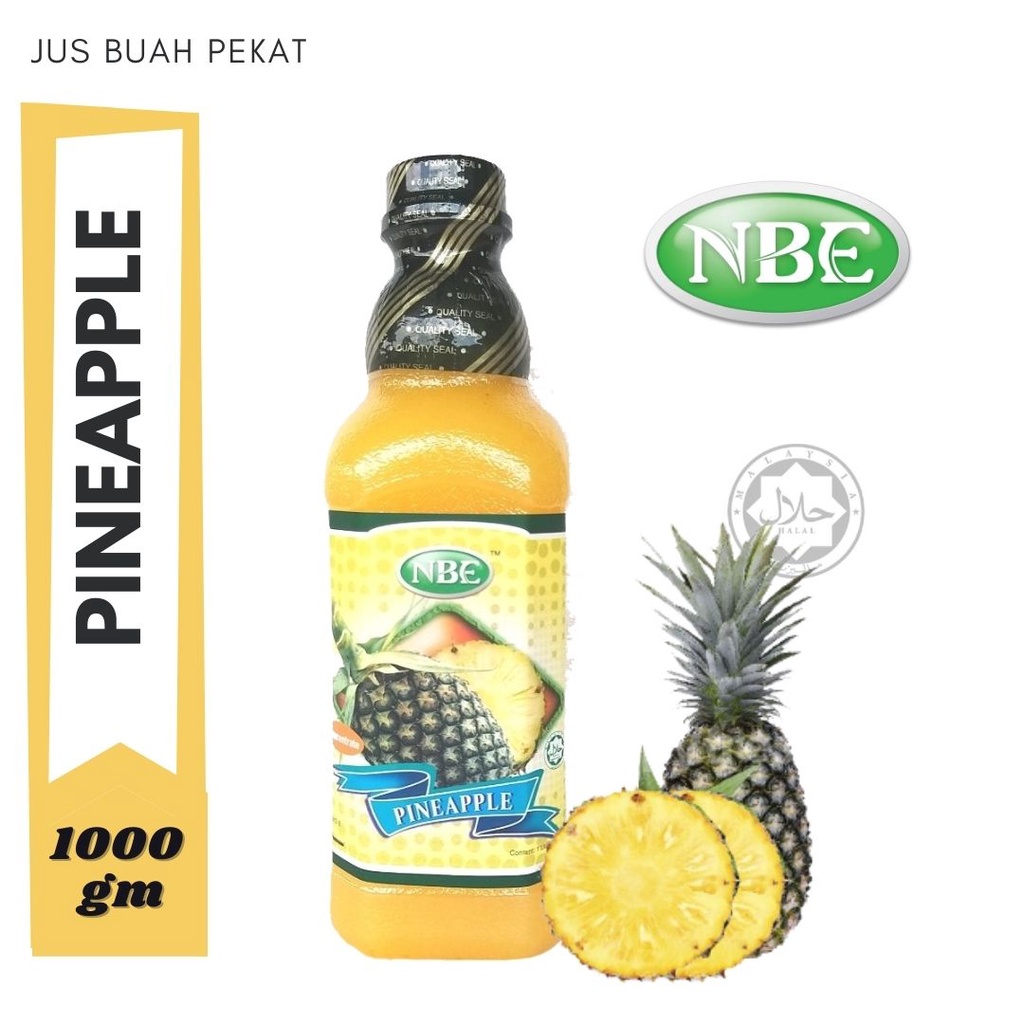 NBE - BES MINUMAN BUAH NANAS / PINEAPPLE FRUIT DRINK BASE - (Kordial ...