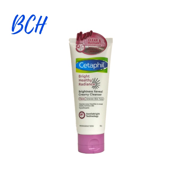 Cetaphil Bright Healthy Radiance Brightness Reveal Creamy Cleanser 100g ...