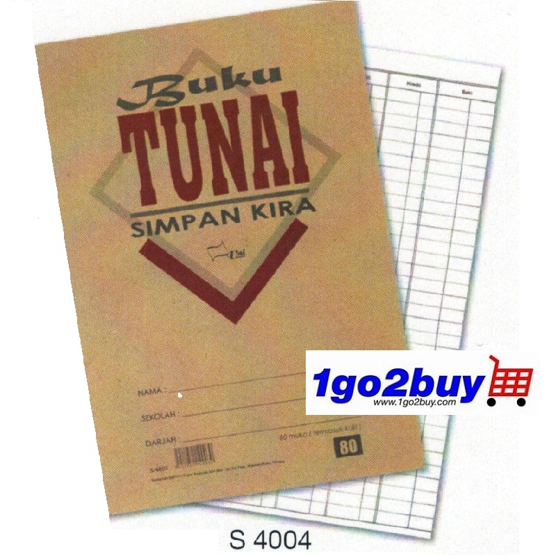 Uni Paper Craft Cover Buku Tunai / Simpan Kira 80 Pages ( S-4004 ...