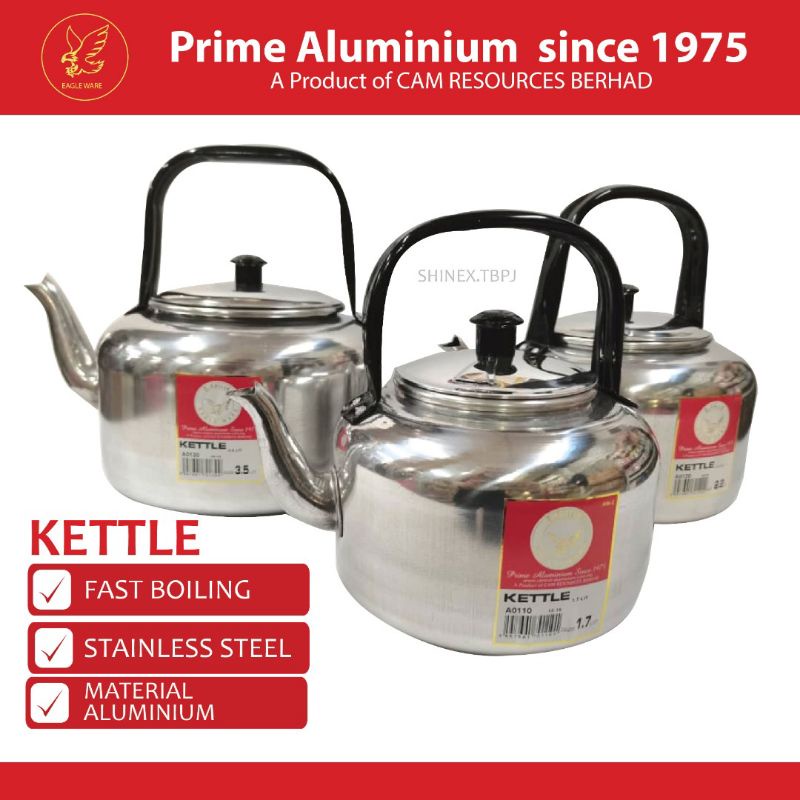KETTLE/CEREK ALUMINIUM /EAGLE WARE KETTLE PRIME ALUMINIUM SINCE 1975 ...