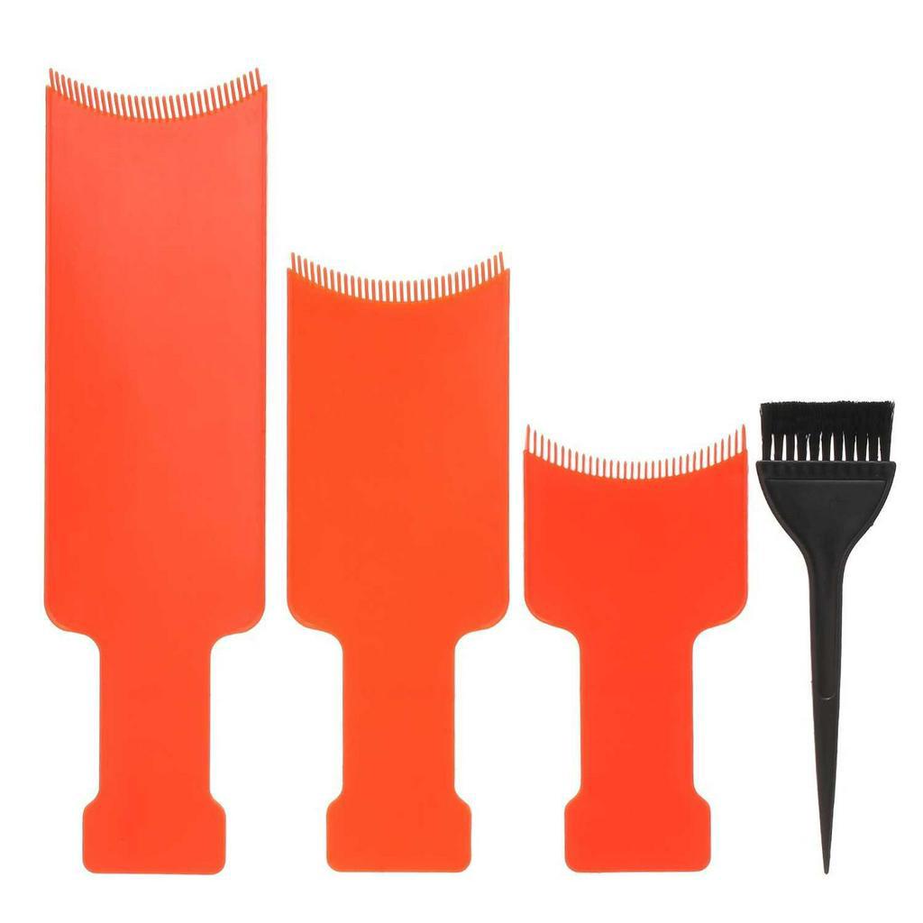 4pcs Hair Color Mixing Dye Kit Hair Coloring Set Salon Tool Hair Dyeing ...