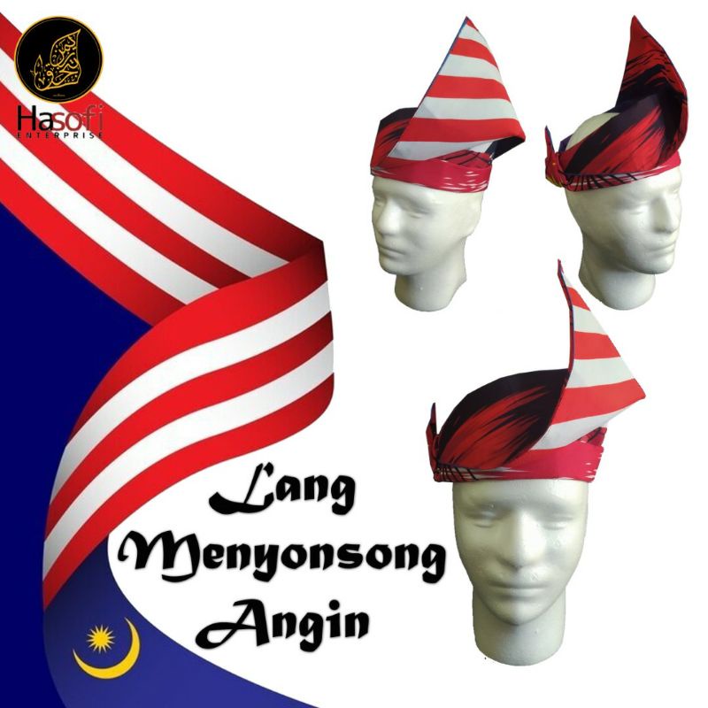 TANJAK MALAYSIA TANJAK MERDEKA (SAIZ BOLEH LARAS) KAIN CORAK BENDERA ...