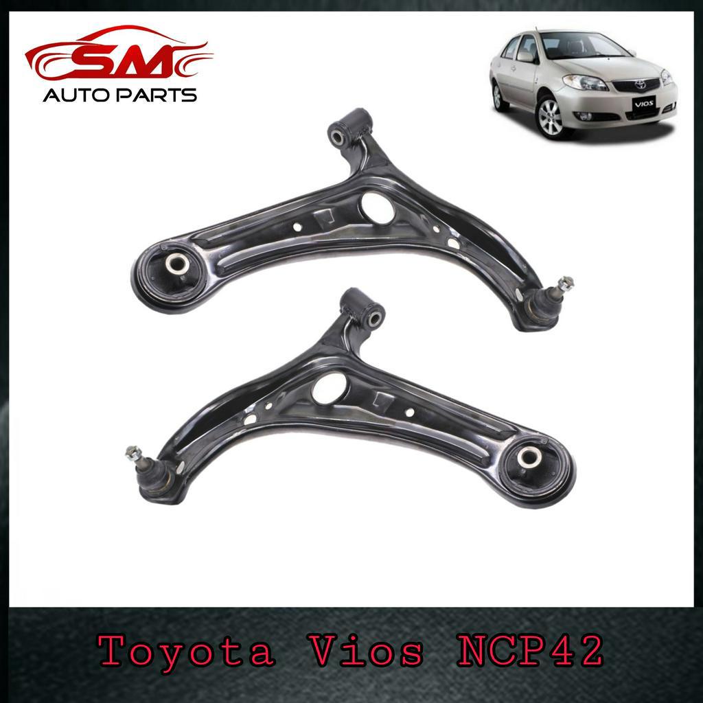 SM Front Lower Arm Set - Toyota Vios NCP42 ( 1+1Year Unlimited Mileage Warranty ) 1Pair Left ...