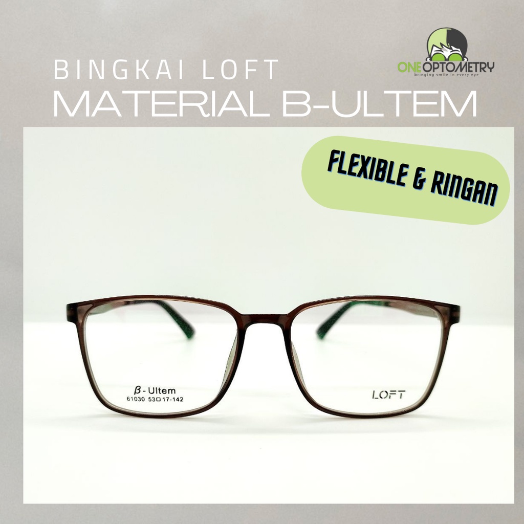 Loft Bingkai Cermin Mata Material B-Ultem / Ringan / Tahan Lasak ...