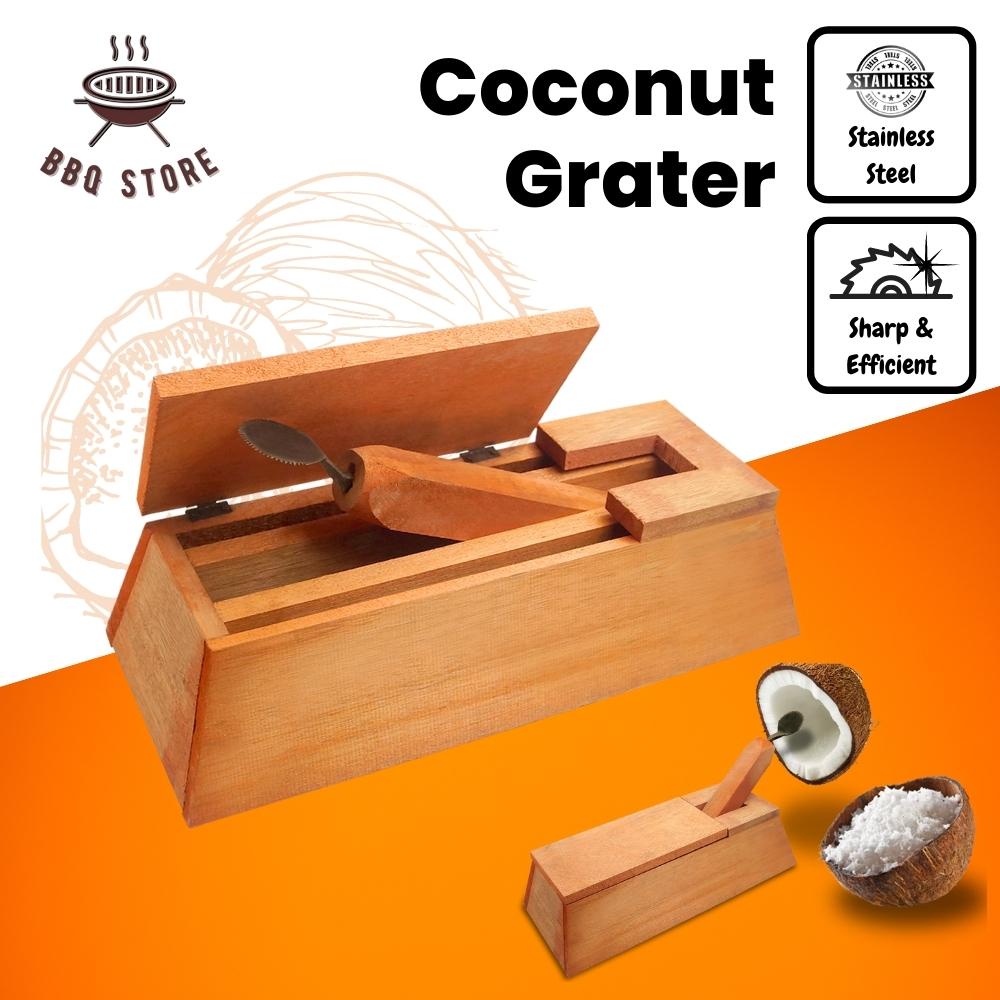 BBQ Store Coconut Grater/ Stainless Steel Coconut Shaver Scraper/Dapur ...