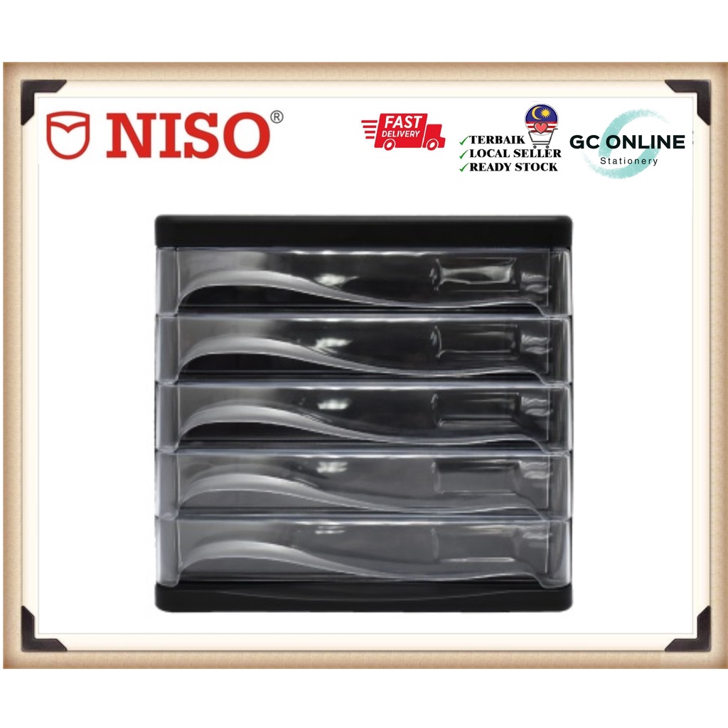 Niso 5 Tier Letter Case / Drawer 8822 | Shopee Malaysia
