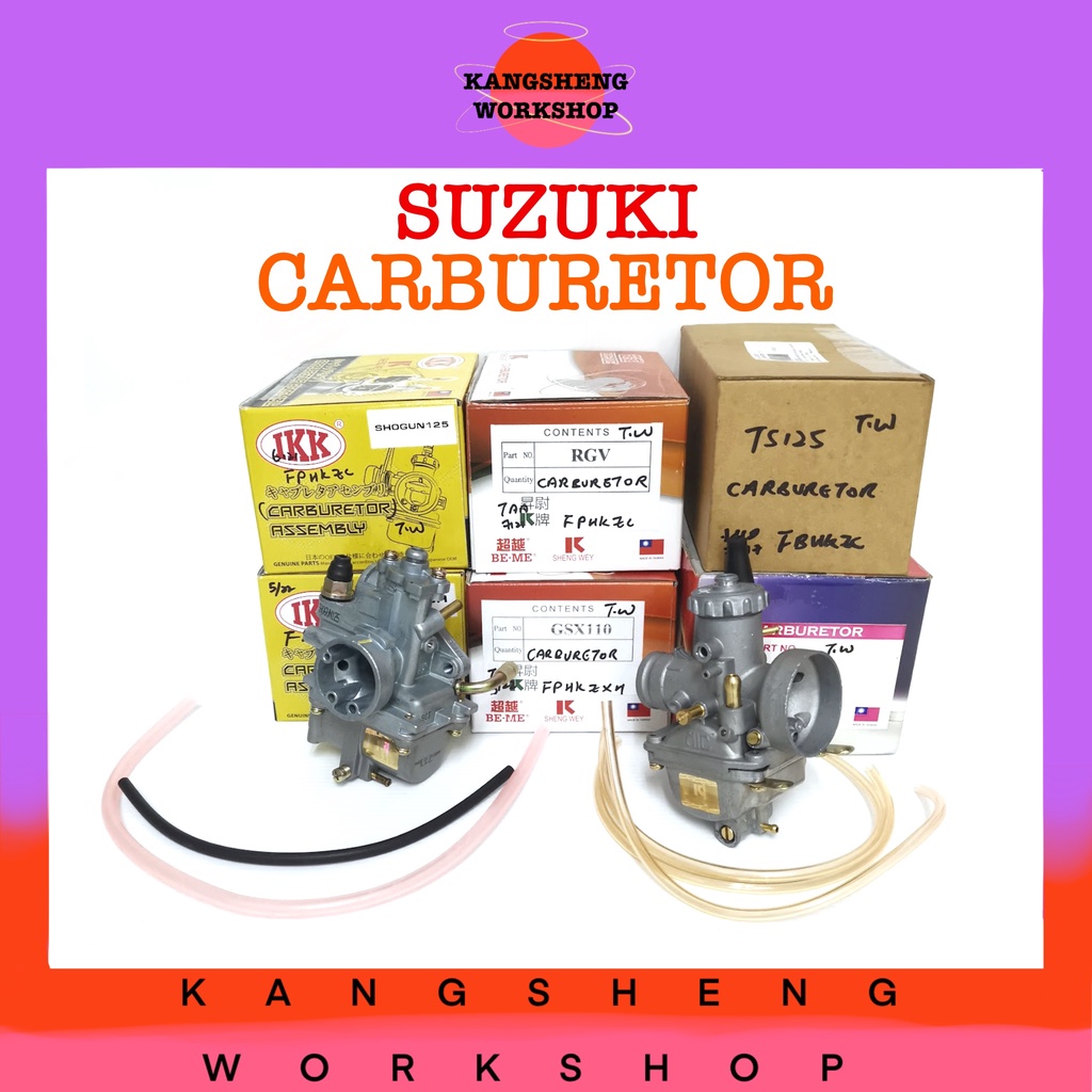 SUZUKI CARBURETOR - (RG SPORT/RGV/SHOGUN125/SMASH/GSX110/TS125/RC110 ...