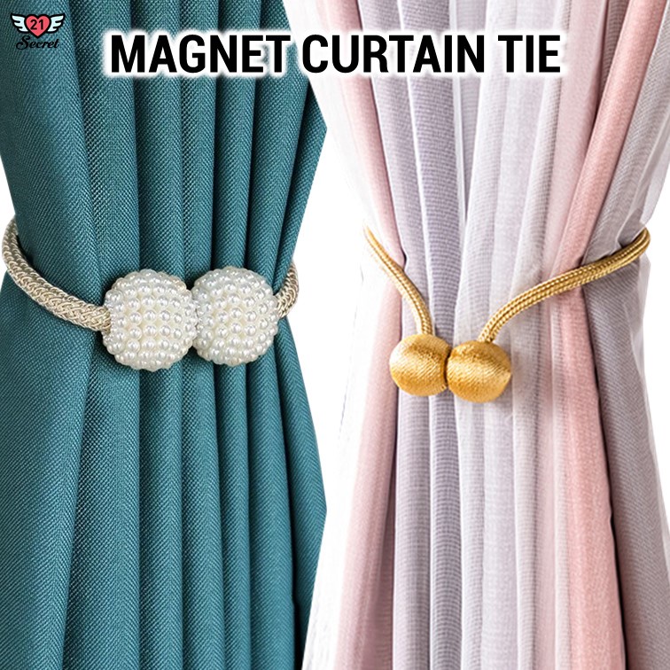 Magnetic Curtain Tieback Pengikat Langsir Magnet Langsir Magnetic Tie ...