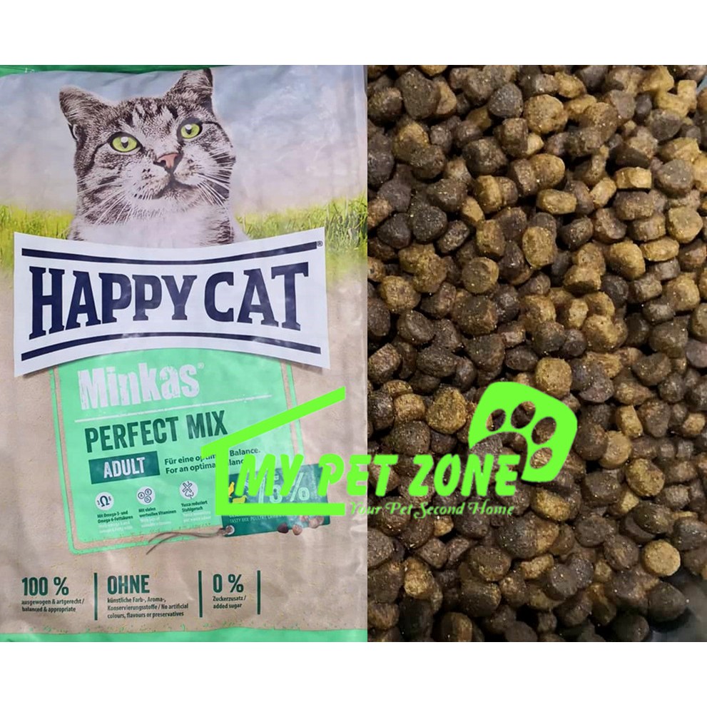 Happy Cat Minkas Perfect Mix Chicken Fish Lamb (Cat Food ) 1KG [REPACK ...