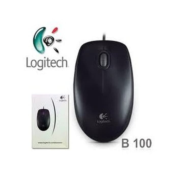 Logitech B100 USB Wired Mouse Original | Shopee Malaysia