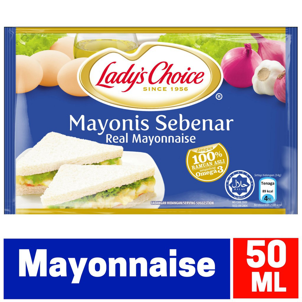 Lady's Choice/Kewpie Mayonis Original Sauces (Refill Packing) - 50ML ...