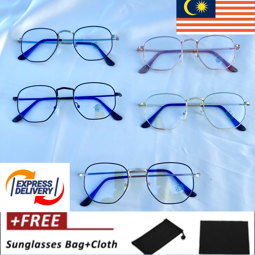 SPEK MATA HEXAGONAL CLEAR 3548 OPTICAL EYEWEAR ANTI BLUE LIGHT ...