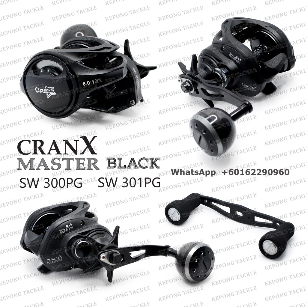 NEW 2021 OPASS fishing reel CRANX MASTER SW 300 301 HG PG LEFT RIGHT ...