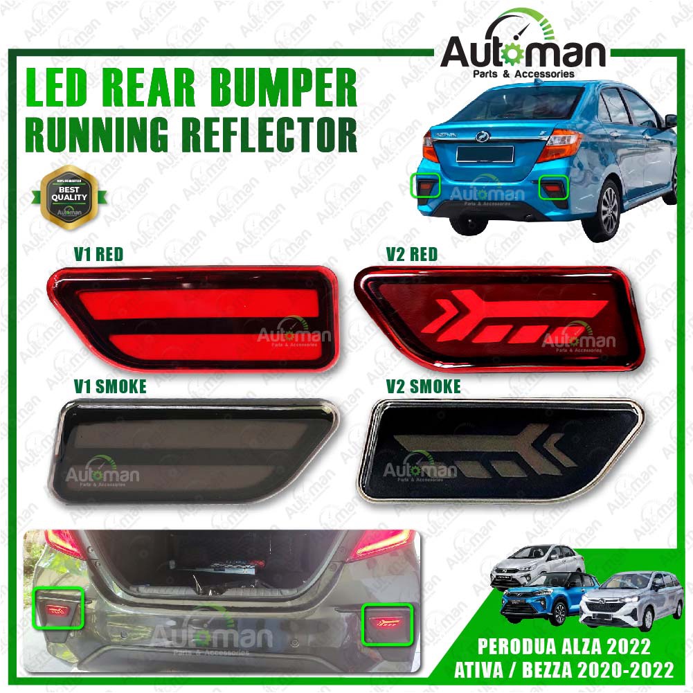 Perodua Ativa Bezza 2020 - 2022 Alza 2022 LED Lampu Belakang Rear ...