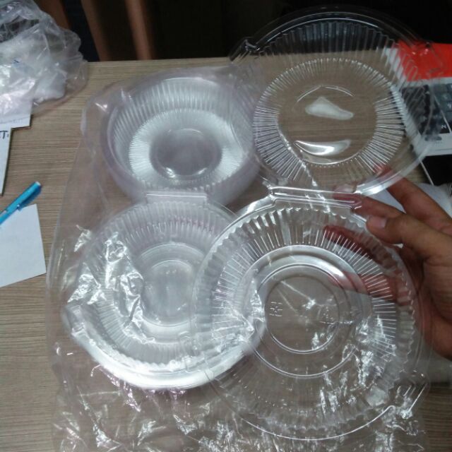 Bekas plastik transparent untuk kek bulat 6inci | Shopee Malaysia