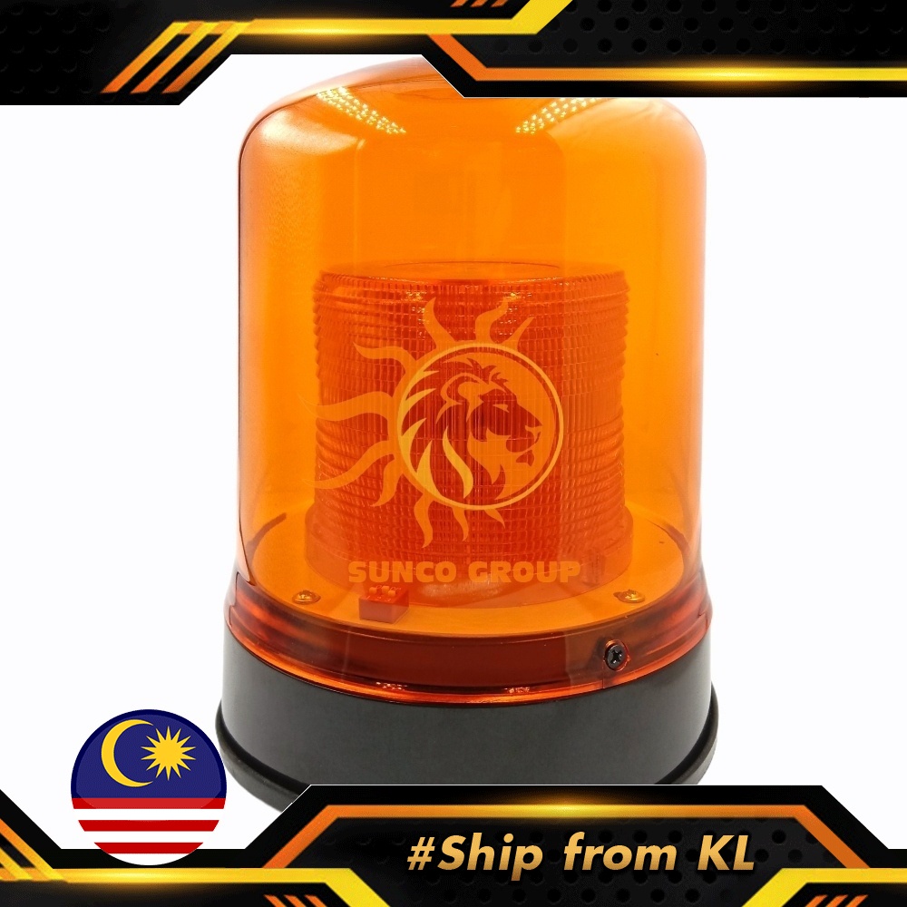 Britax Type LED Beacon Lamp Amber Yellow 12V 24V Vehicle Emergency ...