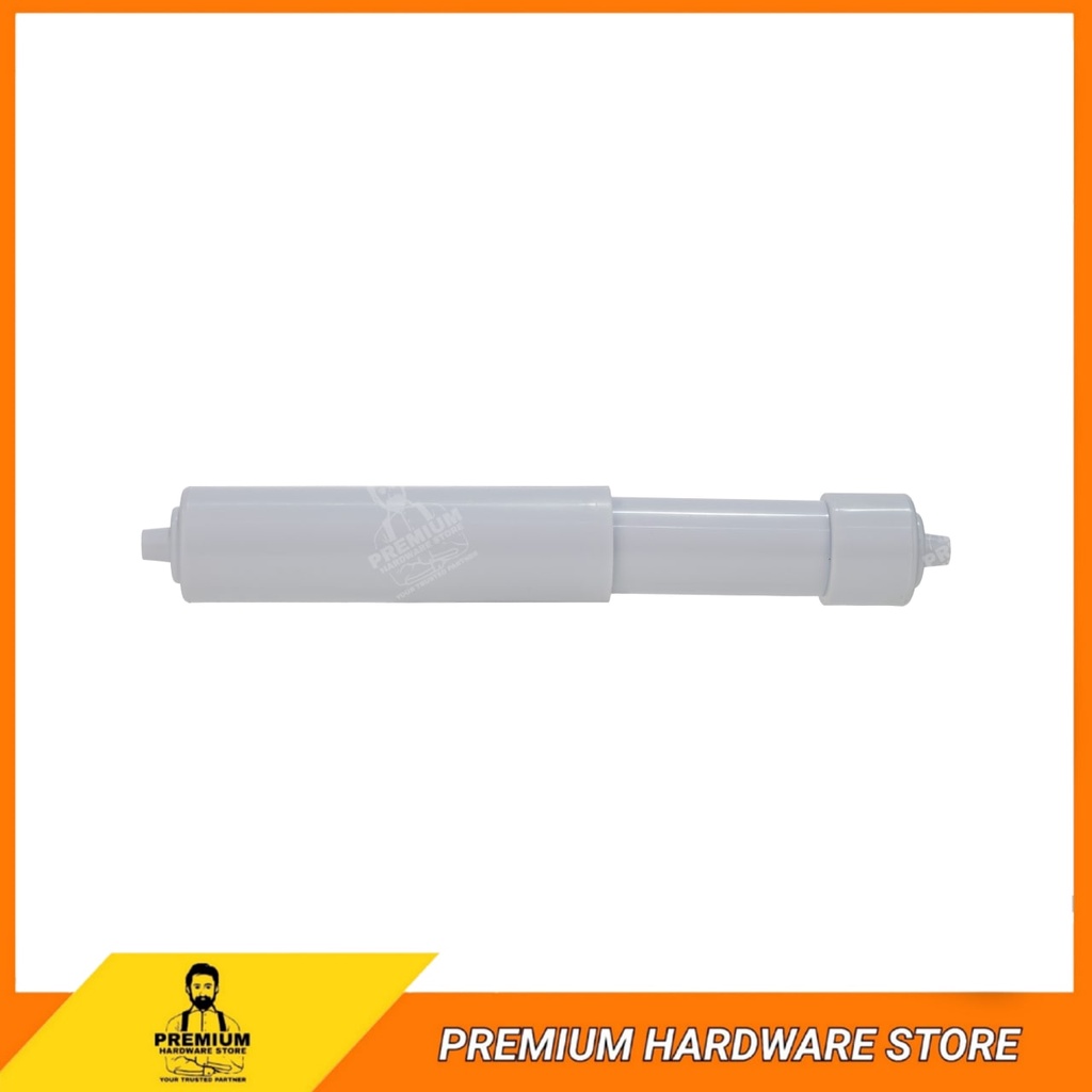 PREMIUM Plastic Recessed Toilet Paper Roller Holder Stick Rod Roll ...