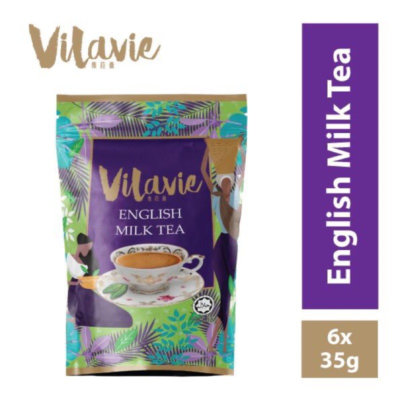 Vilavie English Milk Tea (35g x 6 sachet) | Shopee Malaysia