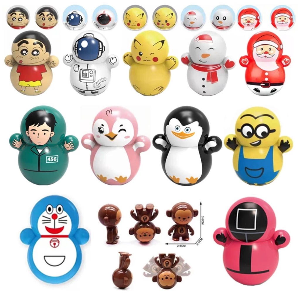 Mini doraemon Flip game squid game, doraemon mini Flip Toy For Kids ...