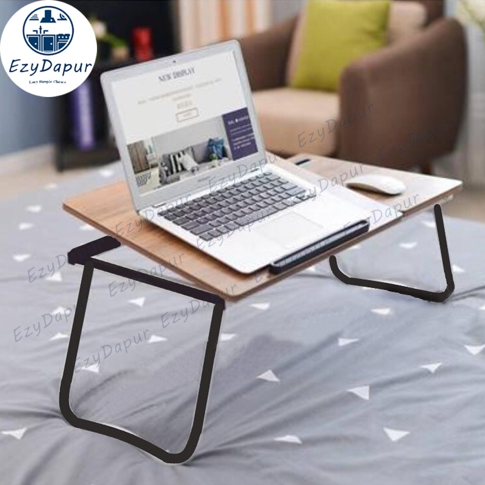 EZYD Portable Laptop Desk / Foldable & Adjustable Folding Computer ...