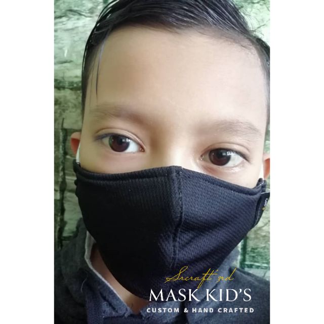 🔥RAYA SALE🔥Face Mask Kids Black Colour (READY STOCK) Made in MALAYSIA ...