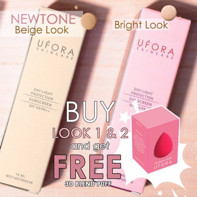 🔥 READY STOCK 🔥UFORA SUNSCREEN SPF 50/PA +++ (FREE GIFT) | Shopee Malaysia