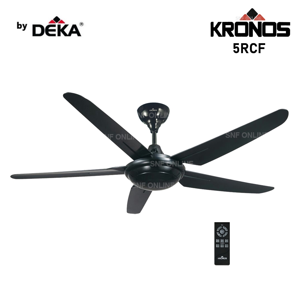 Kronos Kipas Siling By Deka 5 Blade Ceiling Fan (56”) KFF5PGM 5RCF F5P ...